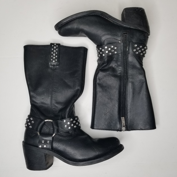 Harley-Davidson | Shoes | Harley Davidson Bowden Rhinestone Motorcycle ...